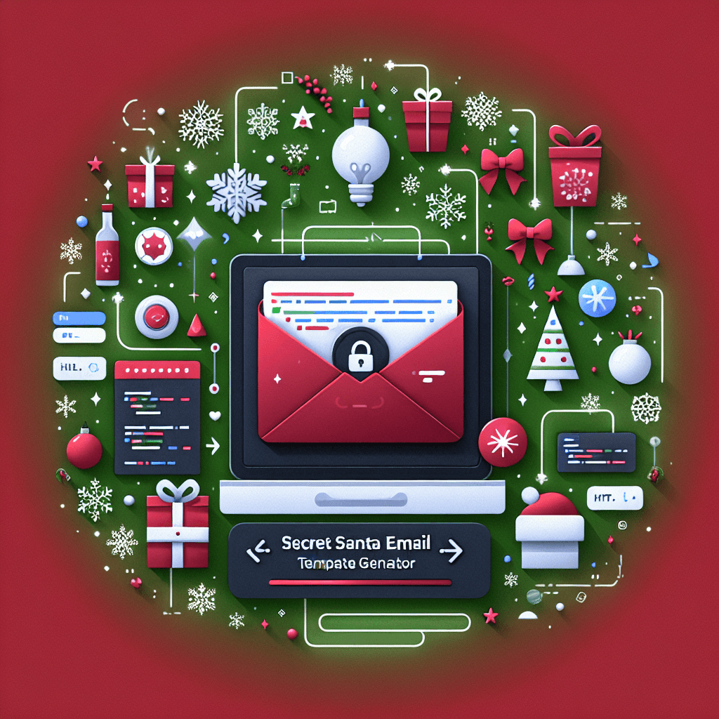 Free Secret Santa Email Template Generator
